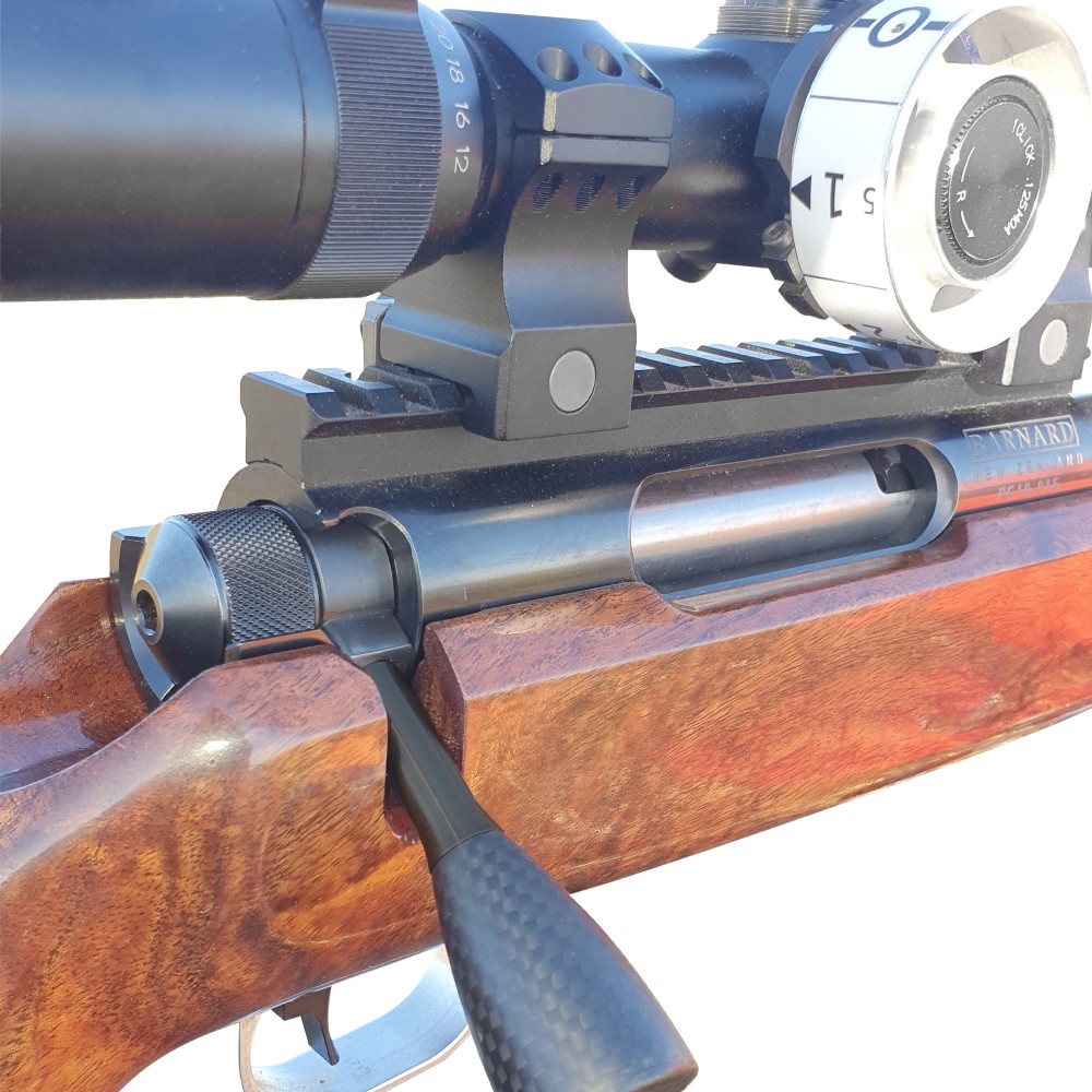 barnard titanium bolt handle and carbon fiber knob