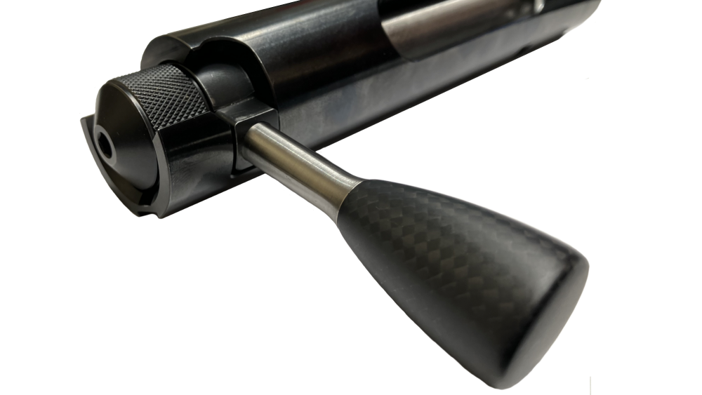 barnard titanium bolt handle and carbon fiber knob