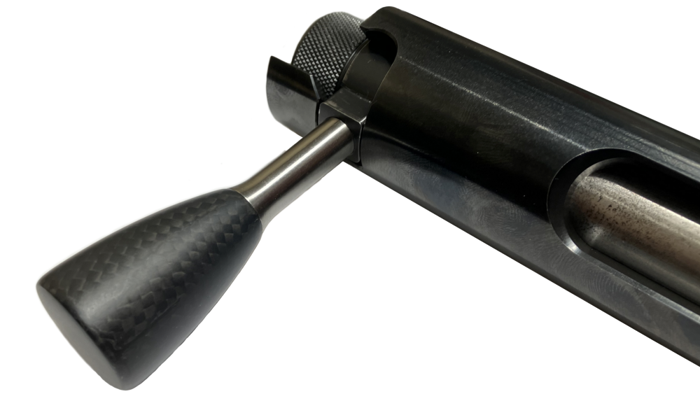 barnard titanium bolt handle and carbon fiber knob