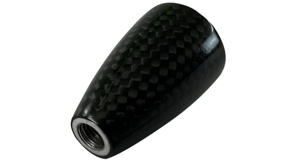 Bolt Knob - **POLISHED** carbon fiber