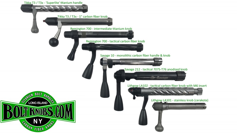 Savage - titanium bolt handle (Right Hand)