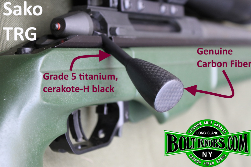 Sako TRG 22 and TRG 42 - titanium bolt handle