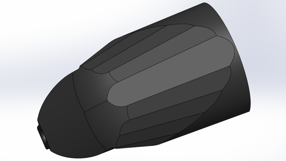 Tikka T1x - bolt shroud (Faceted)