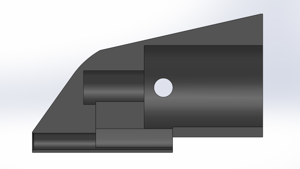 Tikka T1x - bolt shroud (Faceted)