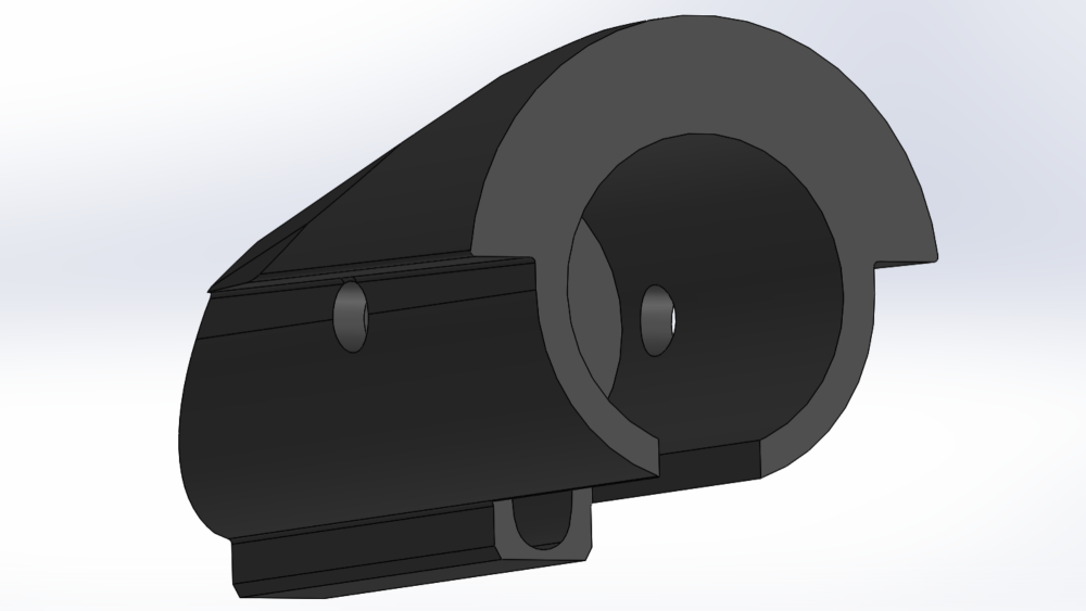 Tikka T1x - bolt shroud (Faceted)