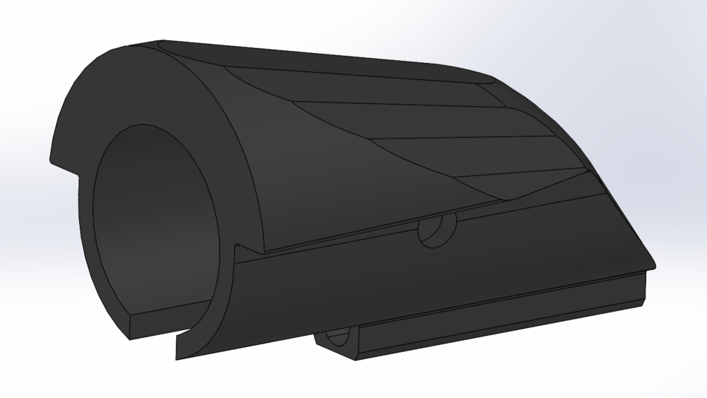 Tikka T1x - bolt shroud (Faceted)