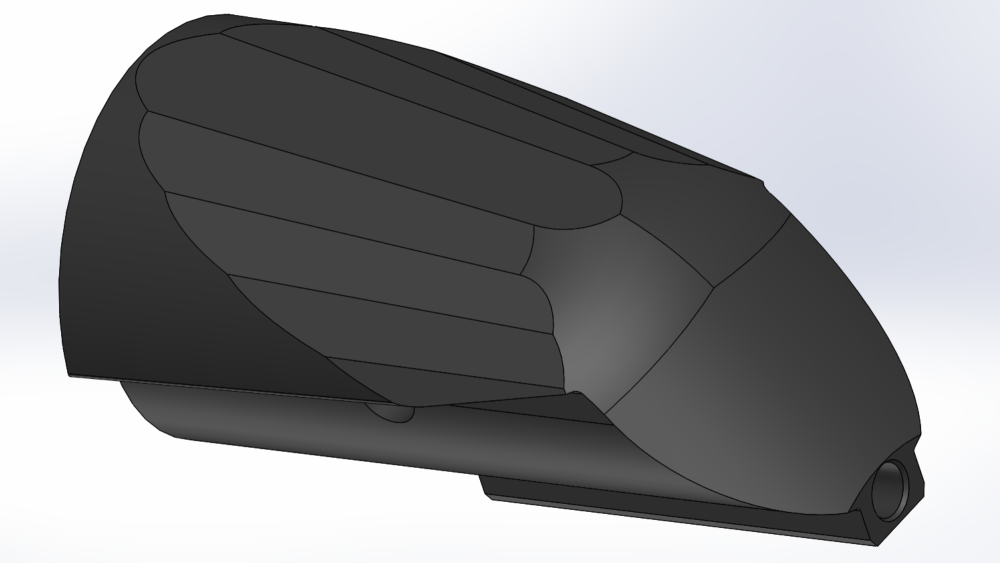 Tikka T1x - bolt shroud (Faceted)