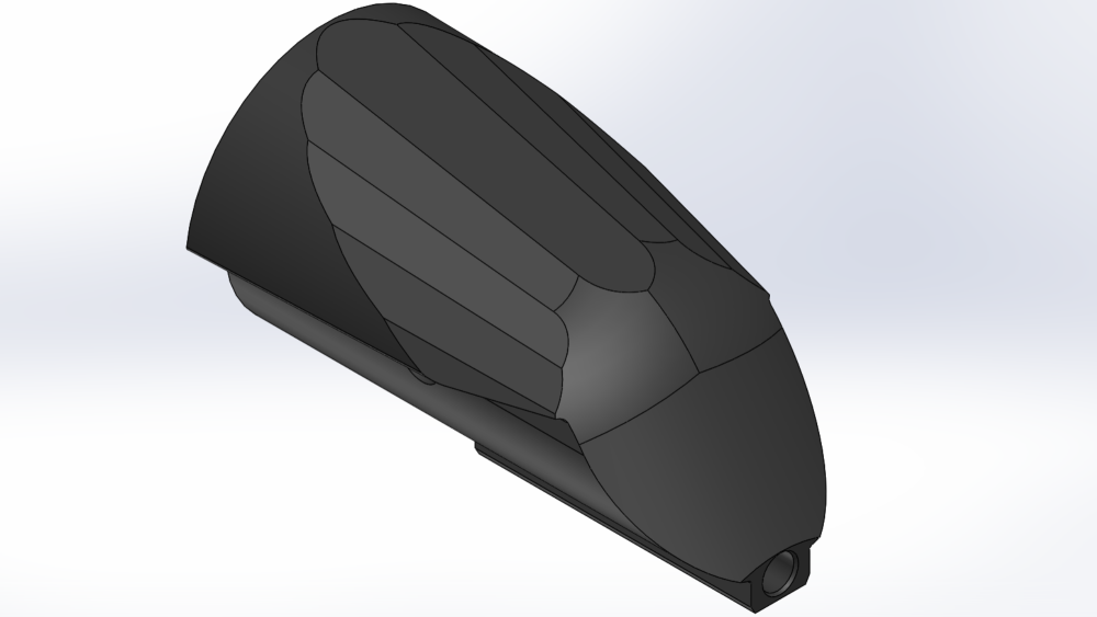 Tikka T1x - bolt shroud (Faceted)