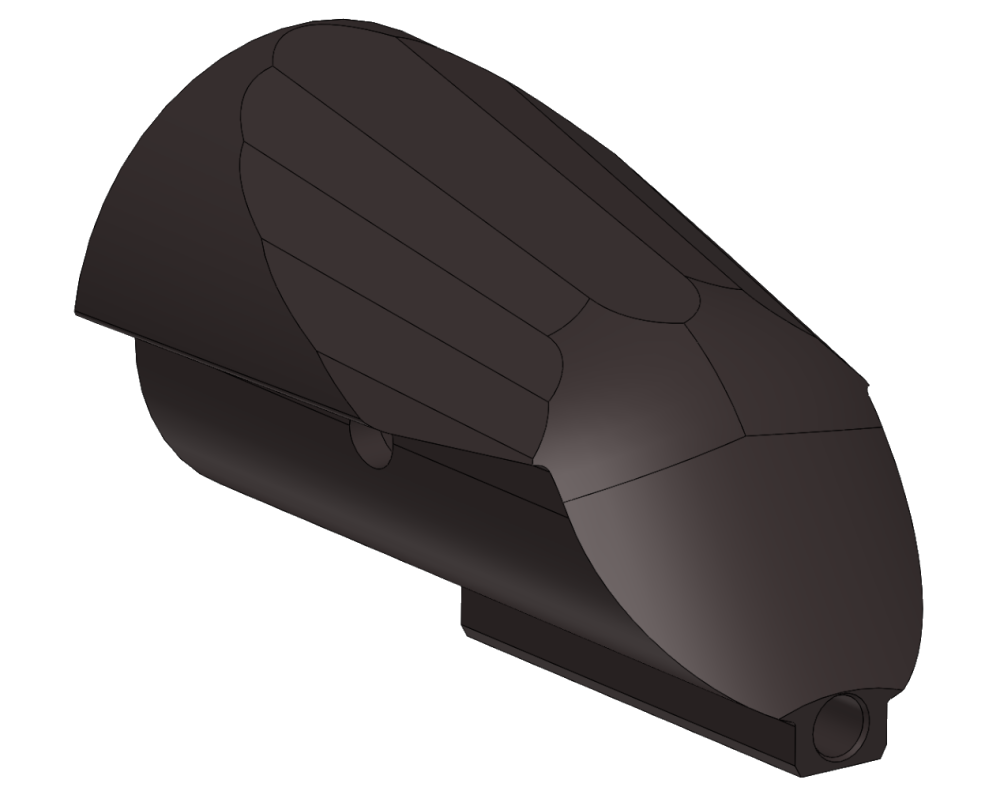 Tikka T1x - bolt shroud (Faceted)