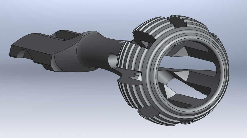 Tikka T3 / T3x - titanium superlite v2 bolt handle