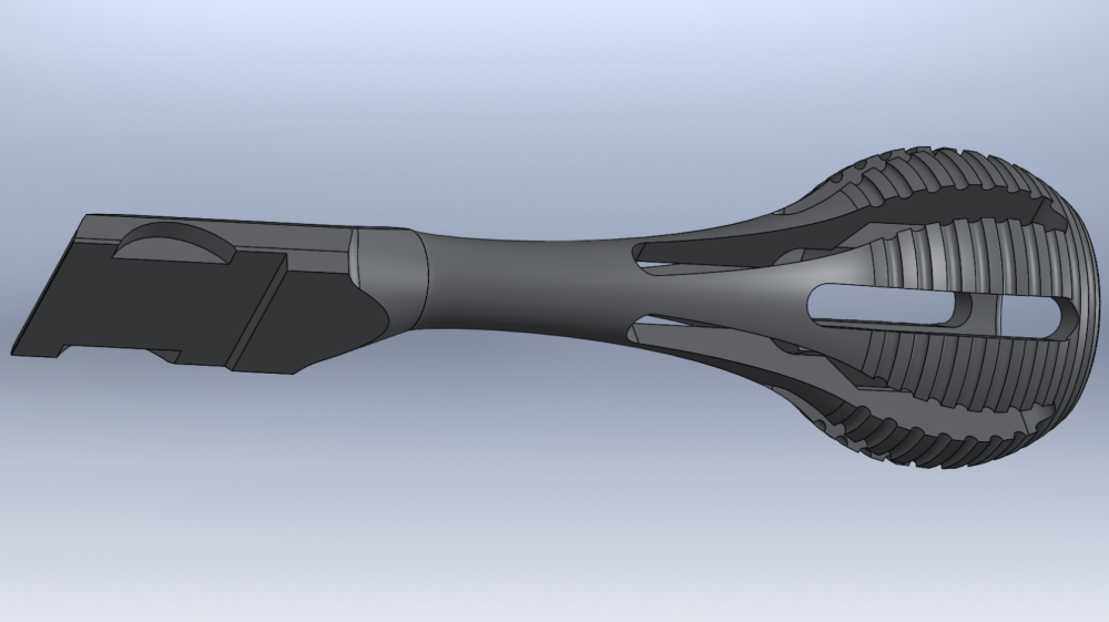 Tikka T3 / T3x - titanium superlite v2 bolt handle