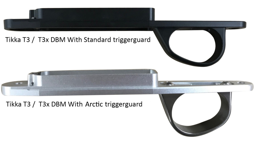 Tikka T3 / T3x - DBM for factory magazines (arctic version)