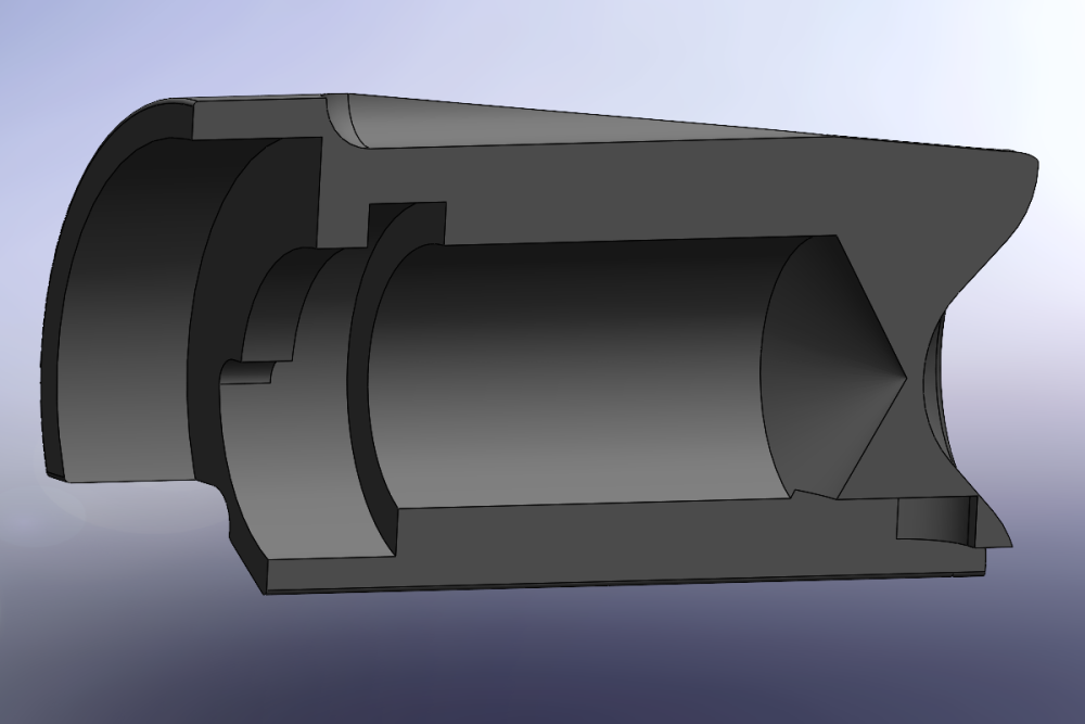 Tikka centerfire bolt shroud (Fluted)