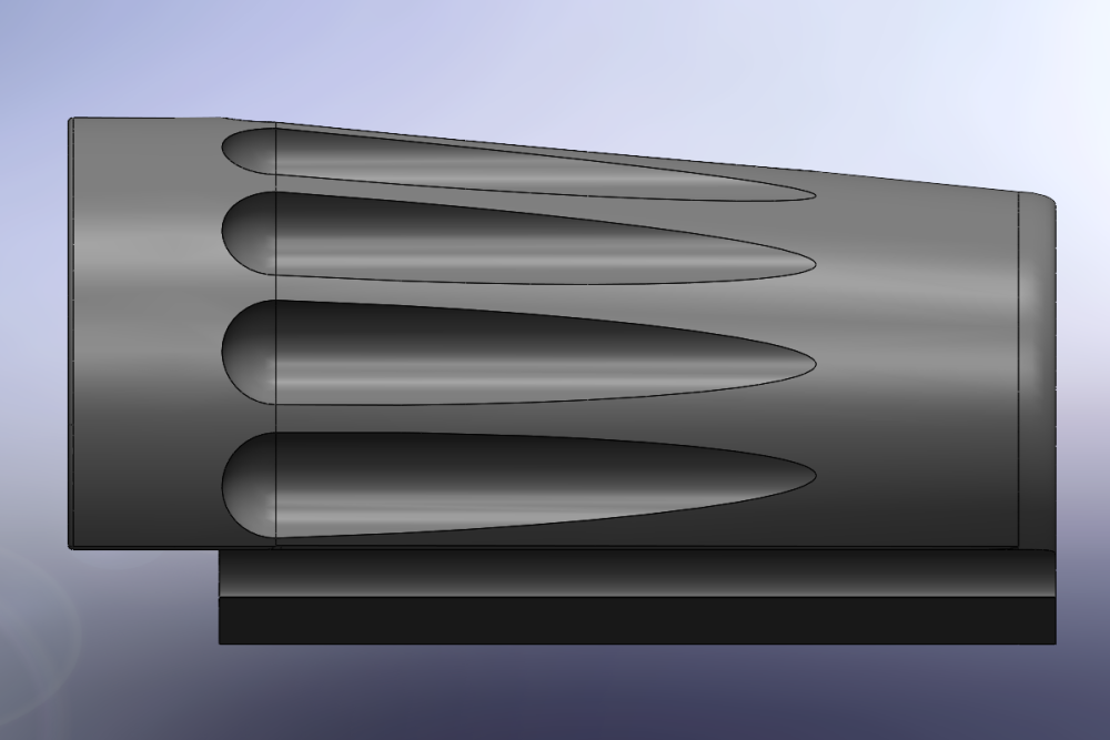 Tikka centerfire bolt shroud (Fluted)