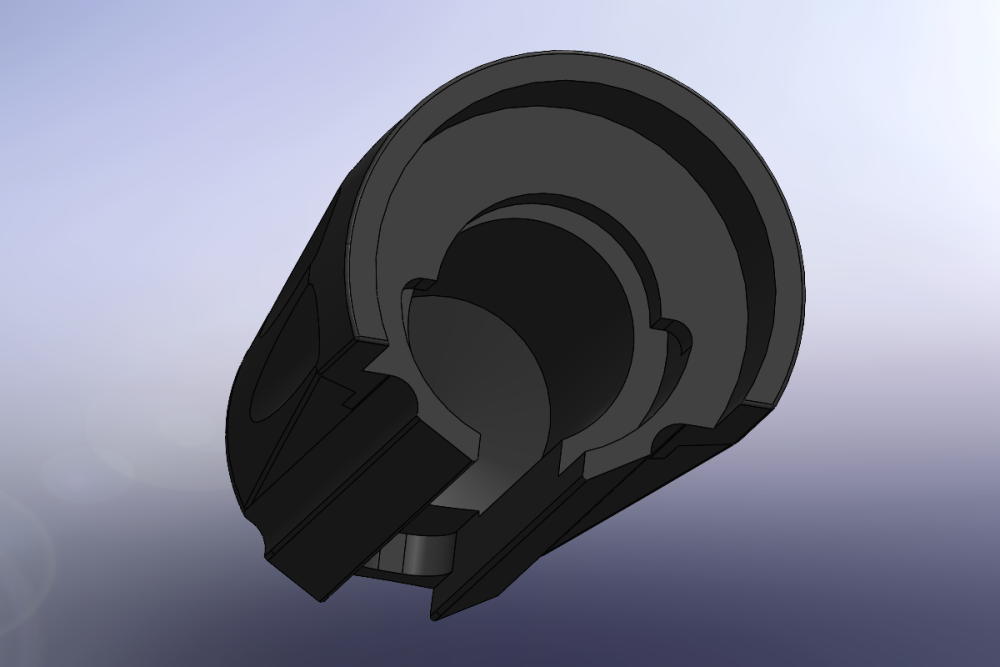 Tikka centerfire bolt shroud (Fluted)