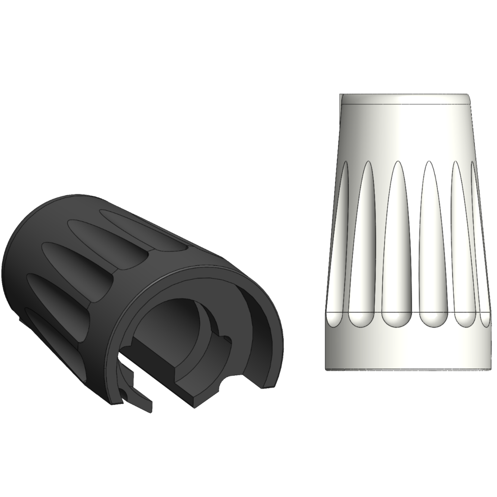 Tikka centerfire bolt shroud (Fluted)