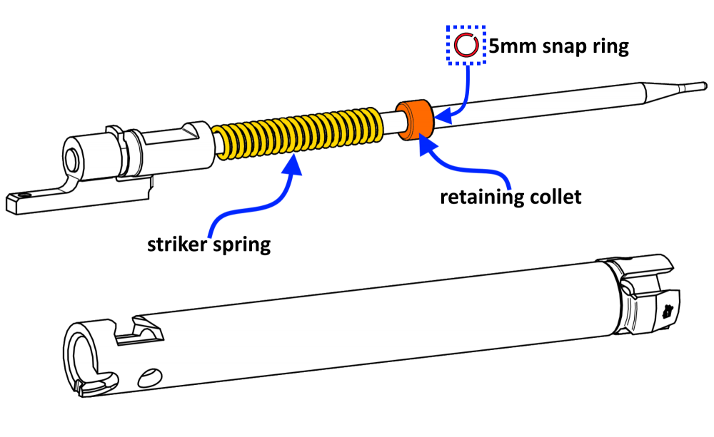 Tikka T3 / T3x - striker spring kit