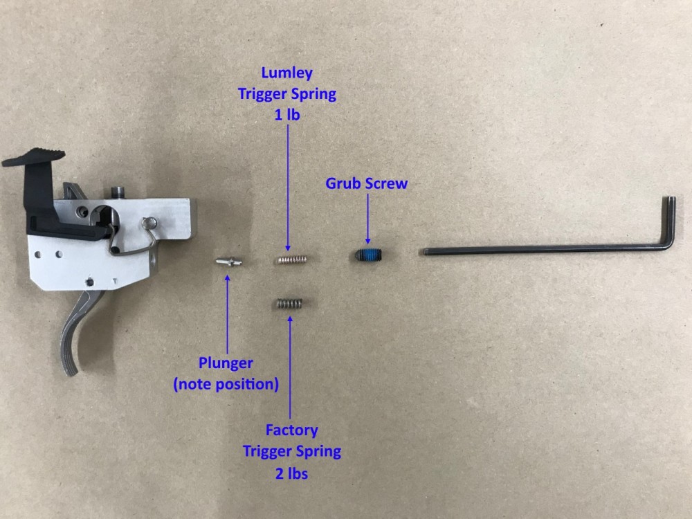 Tikka T3 / T3x and Sako 75, 85, A7 trigger springs